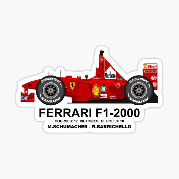 Ferrari F1 Stickers | Redbubble