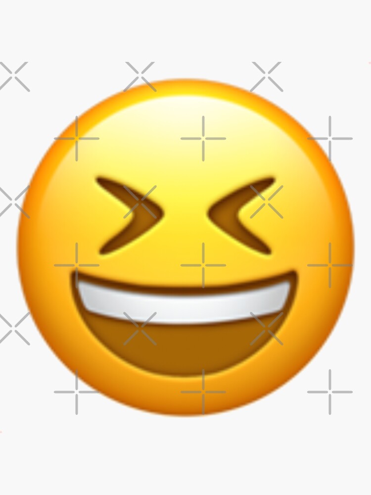 "Laughing Emoji" Sticker for Sale by tamsclub | Redbubble