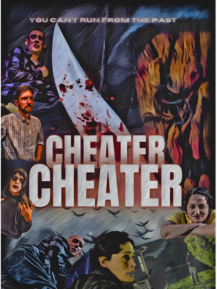 Cheater, Cheater’ Watercolor Cast Poster" Sticker for Sale by DelKary ...