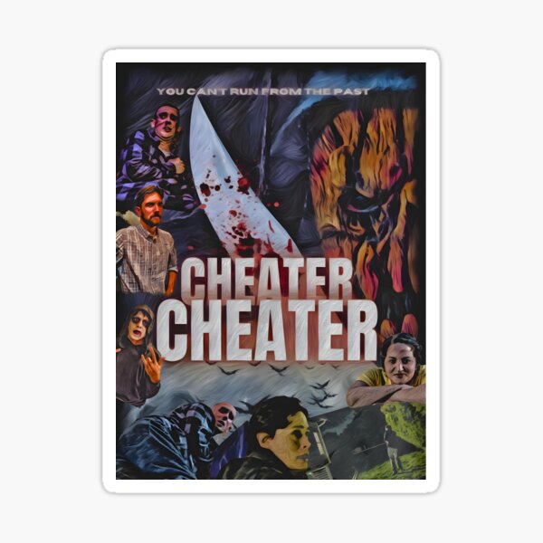 Cheater, Cheater’ Watercolor Cast Poster" Sticker for Sale by DelKary ...