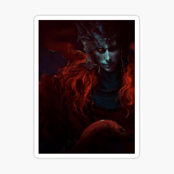 "Elden Ring Messmer the Impaler art" Sticker for Sale by 5Dora | Redbubble