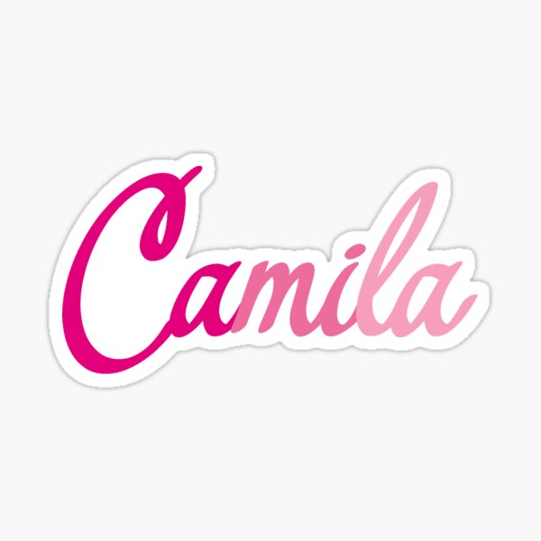 "Camila" Sticker by Shalomjoy | Redbubble
