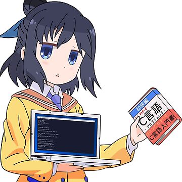 "Shiina Teaches C Programming ~ Anime Meme" Sticker for Sale by ...