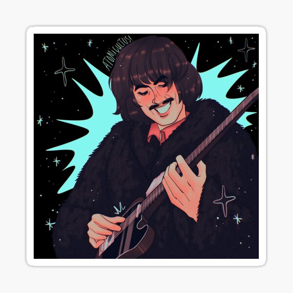 George Harrison" Sticker for Sale by atomicultos | Redbubble