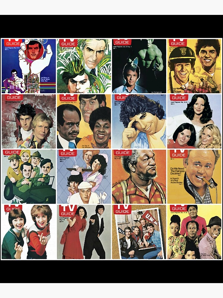 "70s TV Guide Covers" Poster for Sale by earnest-gribble | Redbubble