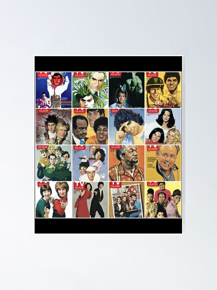 "70s TV Guide Covers" Poster for Sale by earnest-gribble | Redbubble