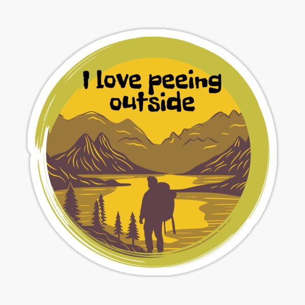 "Hiking Meme Funny Gifts" Sticker for Sale by Kusza | Redbubble
