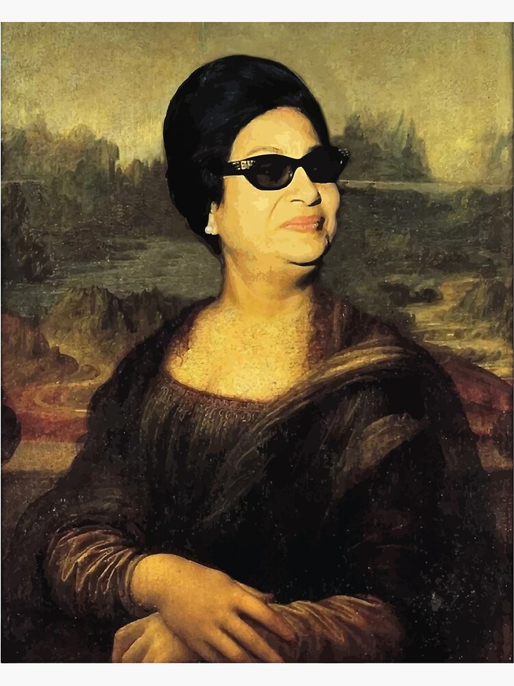 "Oum Kalthoum Arabic Art - TShirt & Stikers ( Umm Kulthum )" Poster for ...