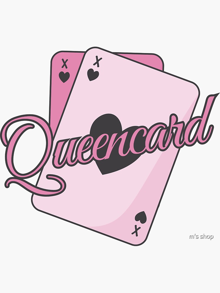 "gidle queencard " Sticker for Sale by mktkflex | Redbubble
