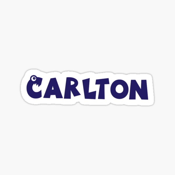 "Carlton " Sticker for Sale by CaCaO87 | Redbubble