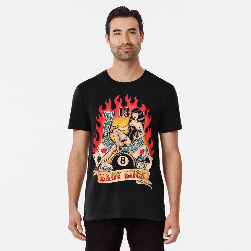 "Lady luck " Sticker for Sale by Riyadkh | Redbubble