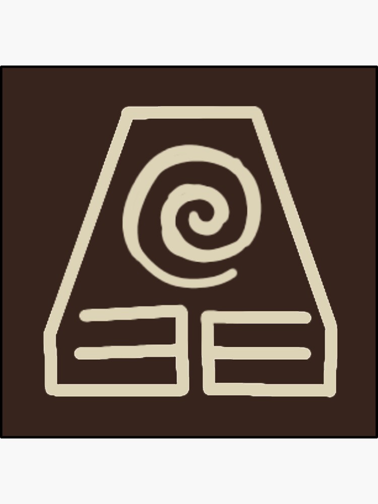 "Earth element avatar symbol - color " Sticker for Sale by The-Cany ...