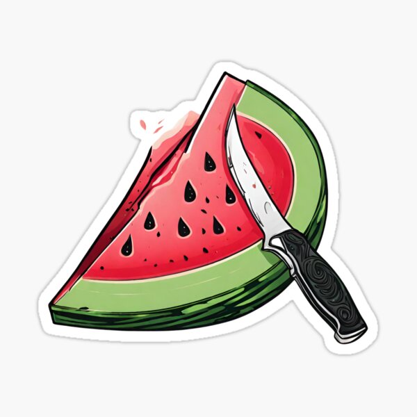 "Free Palestine Watermelon Gaza Symbol" Sticker for Sale by ...