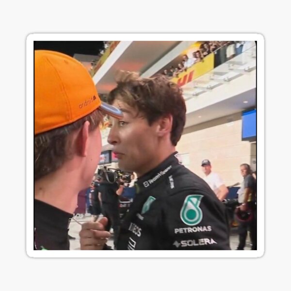 "George Russell Formula One Reaction Meme" Sticker for Sale by ...