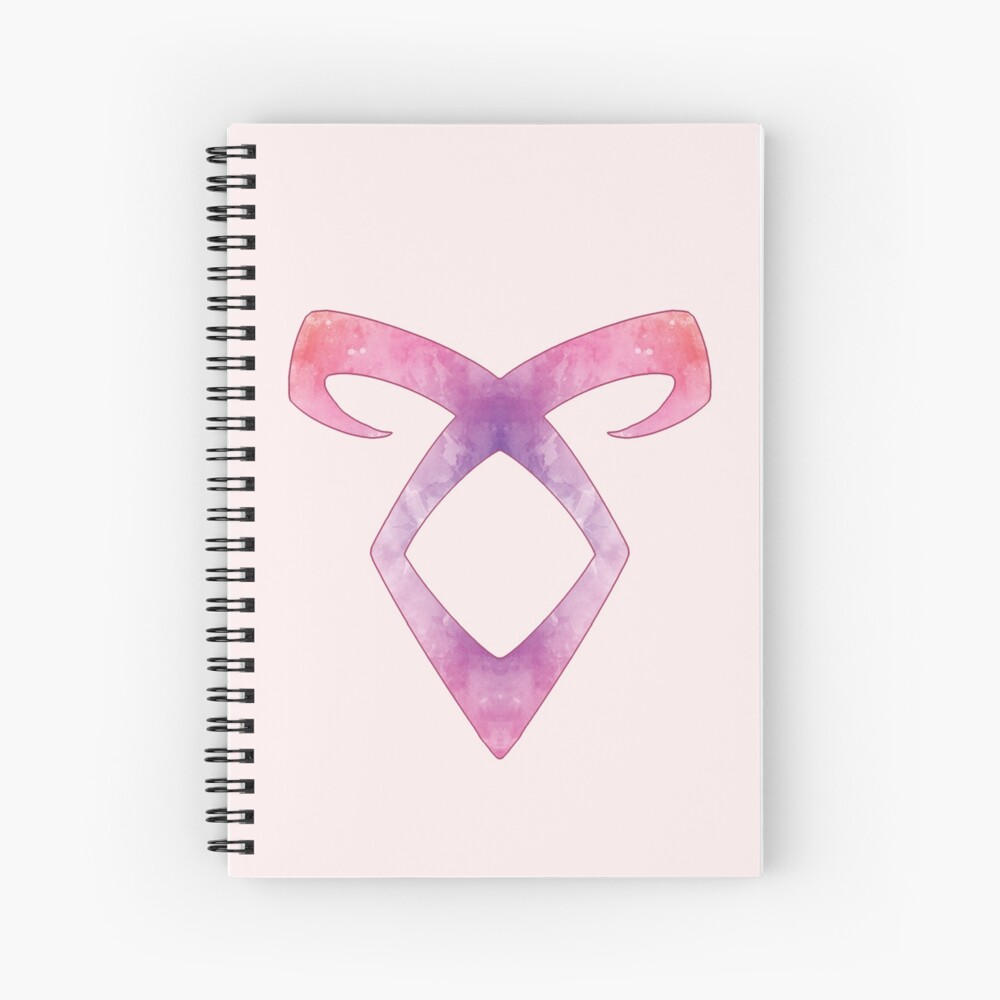 "Shadowhunters rune - Angelic Power rune (pink watercolour) - Clary ...