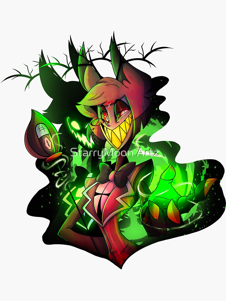 "let’s make a deal Alastor! - Hazbin Hotel" Sticker for Sale by Starry ...
