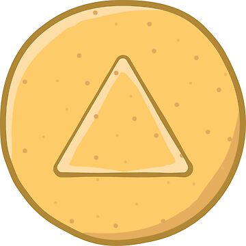 "Squid Game Cookie (Triangle)" Sticker for Sale by DesignPotion | Redbubble