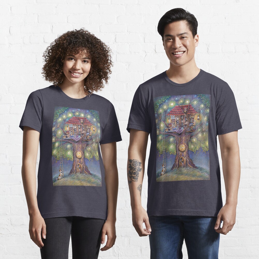 "Tree House" T-shirt for Sale by illustore | Redbubble | tree t-shirts ...