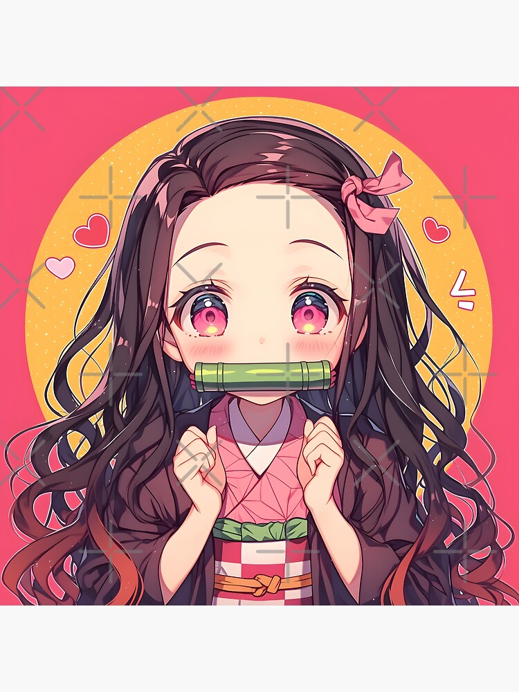 "Nezuko DS Cute Anime Girl – Chibi Style" Poster for Sale by ...