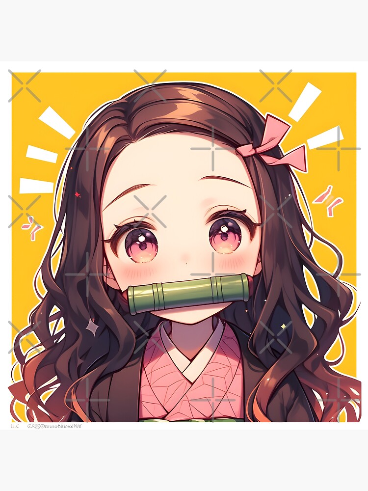 "Nezuko DS Cute Anime Girl – Chibi Style" Poster for Sale by ...