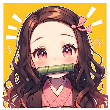 "Nezuko DS Cute Anime Girl – Chibi Style" Poster for Sale by ...