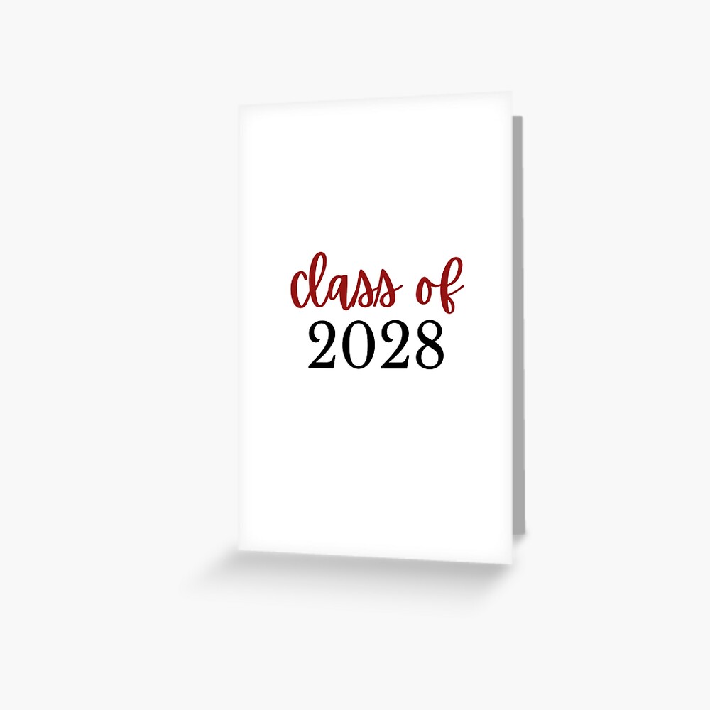 "Class of 2028" Sticker for Sale by vickykuprewicz | Redbubble