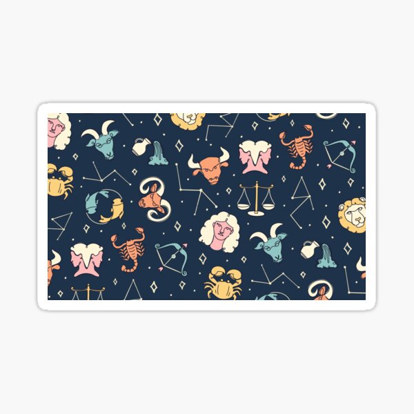 "Zodiac zodiac signs" Sticker by DerSenat | Redbubble