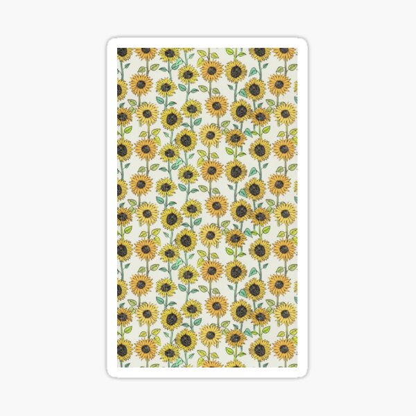 "Sunflower" Sticker by PauVBC | Redbubble