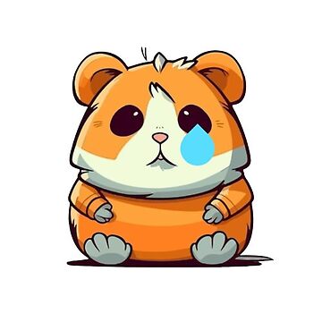"Sad Hamster Meme Sticker" Sticker for Sale by ALkalam | Redbubble