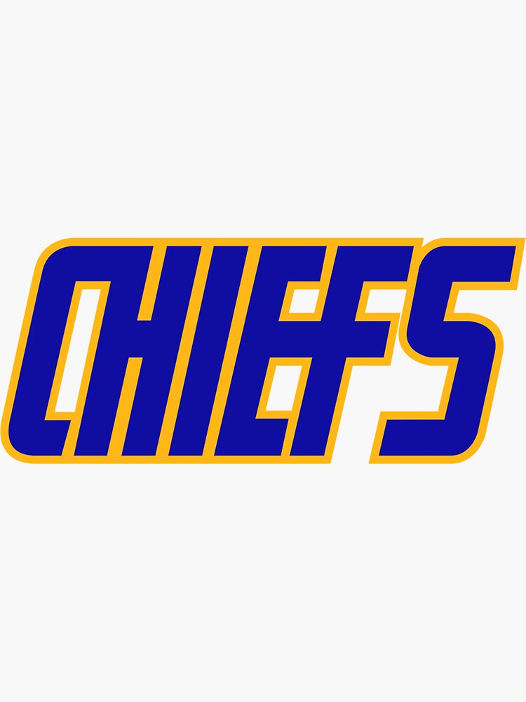 "Charlestown Chiefs Ice Hockey Team Logo (Slap Shot movie)" Sticker for ...