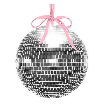 "coquette mirrorball " Sticker for Sale by delicate-pov | Redbubble