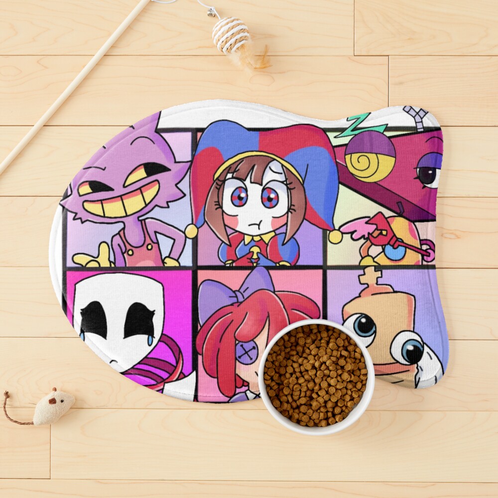 "Pomni, Gangle, Kinger, Ragatha, Jax and Zooble from The Amazing ...