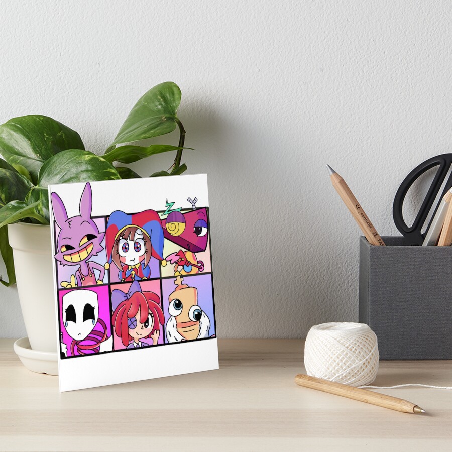 "Pomni, Gangle, Kinger, Ragatha, Jax and Zooble from The Amazing ...