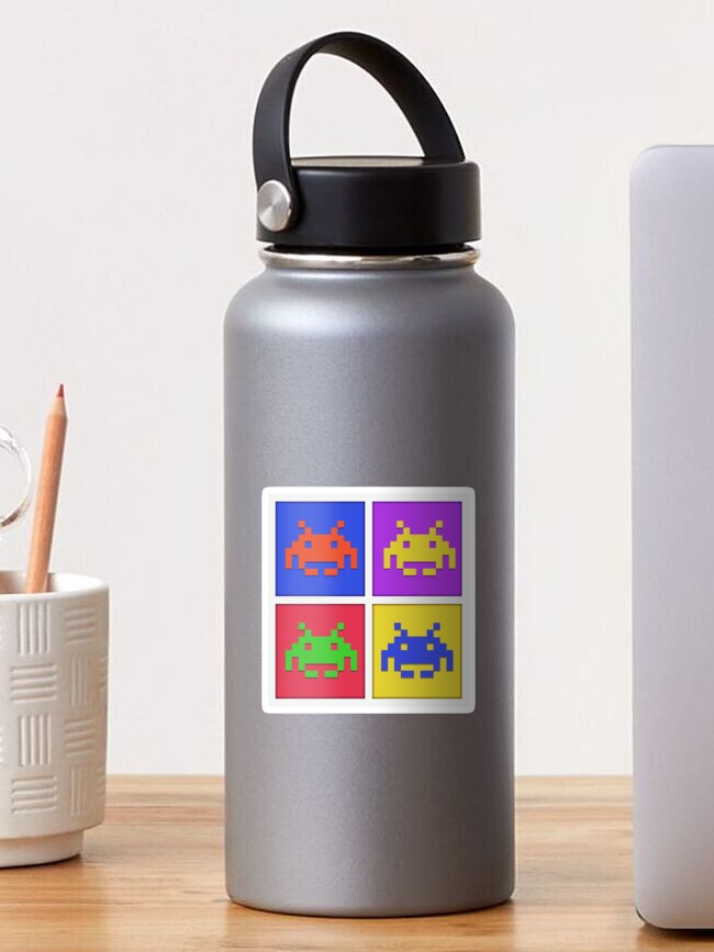 "Space Invaders" Sticker for Sale by Sky-99 | Redbubble