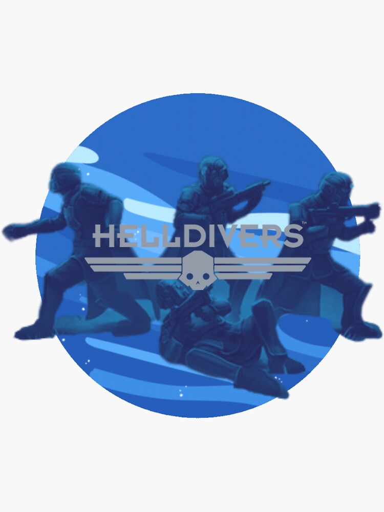 "helldivers 2 game design" Sticker for Sale by tolga-cetinkaya | Redbubble