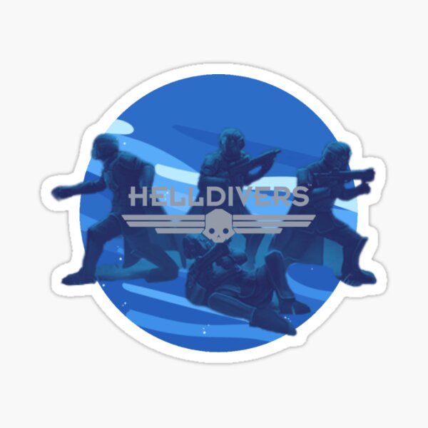 "helldivers 2 game design" Sticker for Sale by tolga-cetinkaya | Redbubble