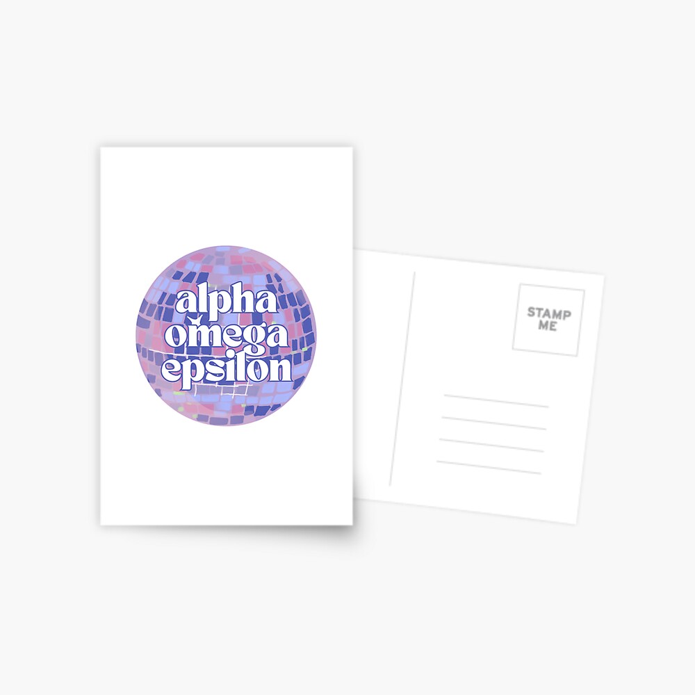 "Alpha Omega Epsilon - STEM Disco" Sticker for Sale by kelleymackenzie ...