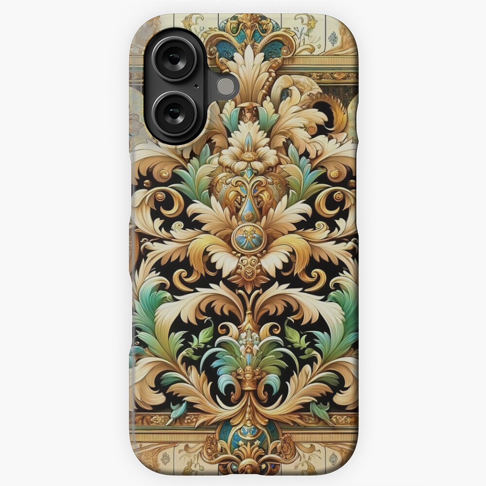 "Vintage French Folk Art Tile: Verdant Vignettes" Sticker for Sale by ...