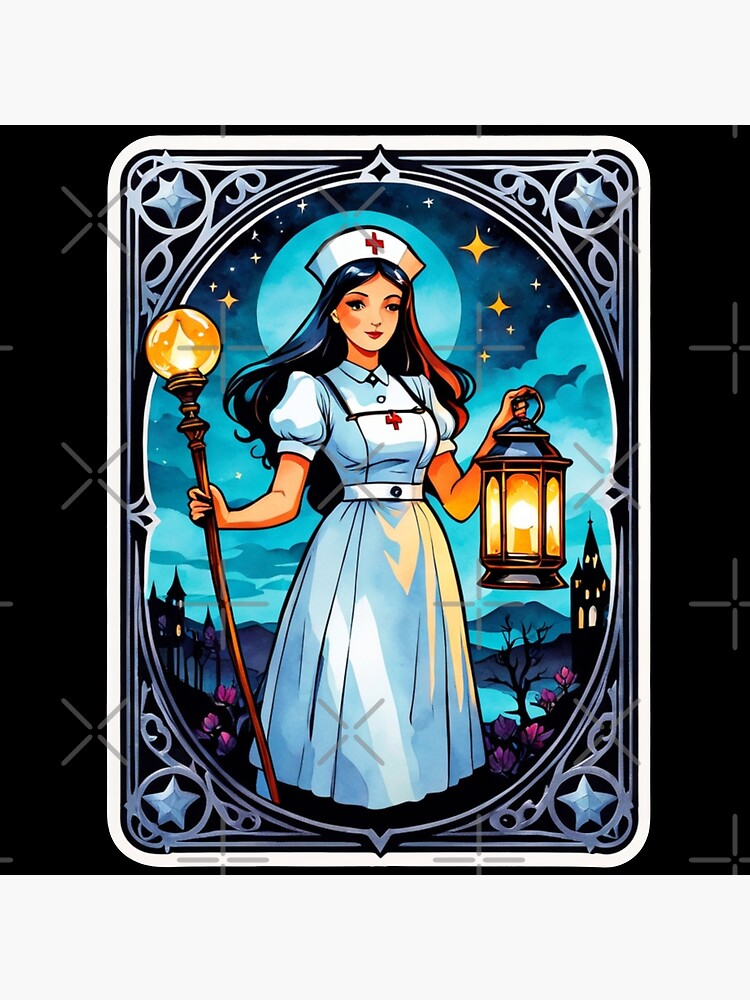"Midnight Mercy - Nurse Tarot" Poster for Sale by Jaw-Knee- | Redbubble