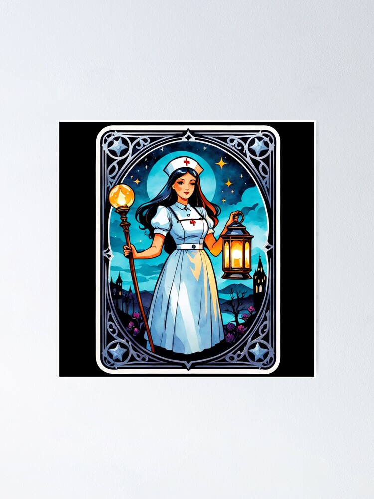 "Midnight Mercy - Nurse Tarot" Poster for Sale by Jaw-Knee- | Redbubble