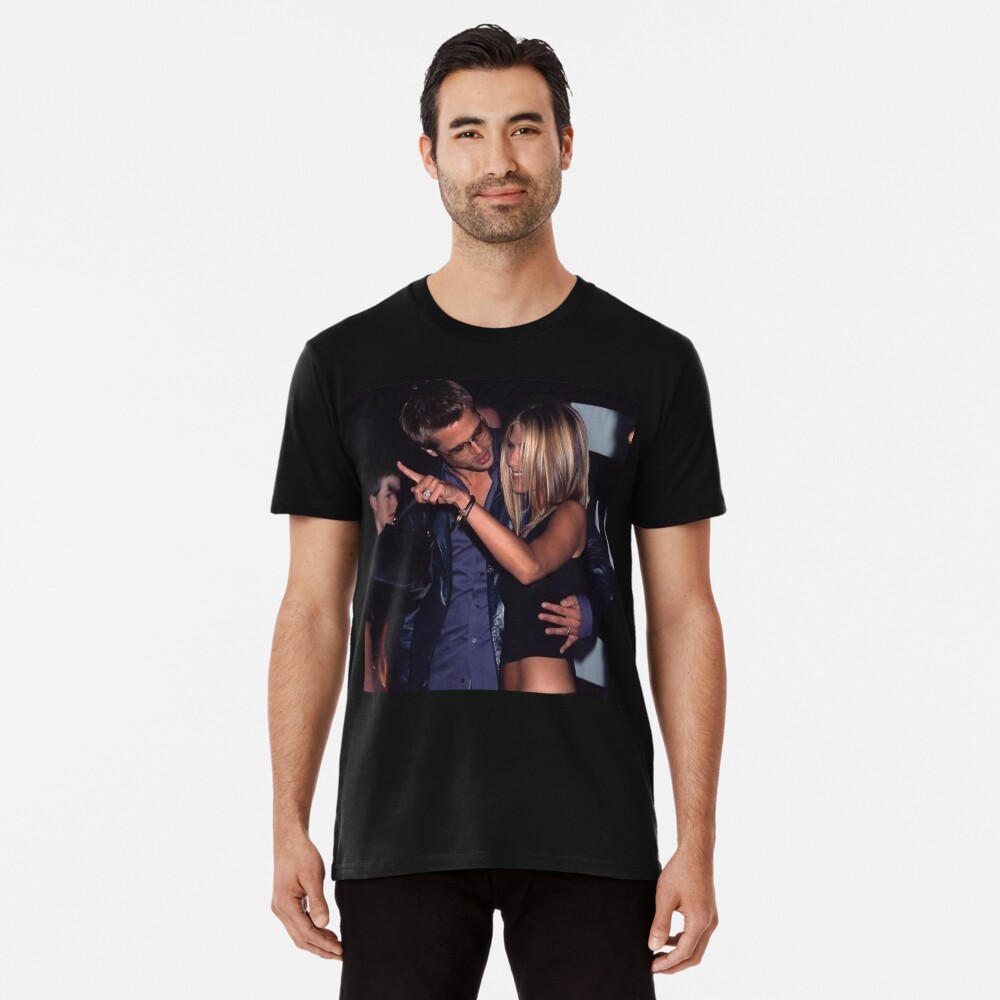 "Brad Pitt and Jennifer Aniston Classic " Sticker for Sale by ...