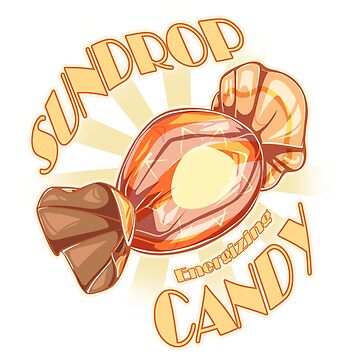 "Sundrop Candy" Sticker for Sale by KBelleDesign | Redbubble