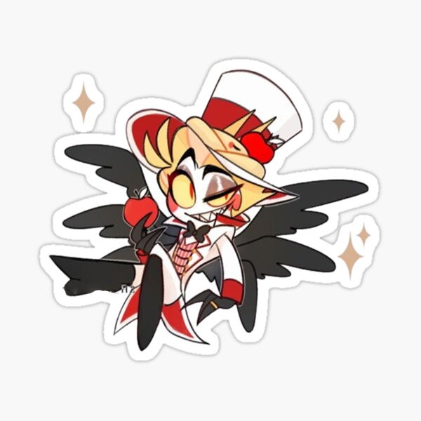 "Hazbin Hotel Lucifer Morningstar" Sticker for Sale by DZ-DadudoZ ...