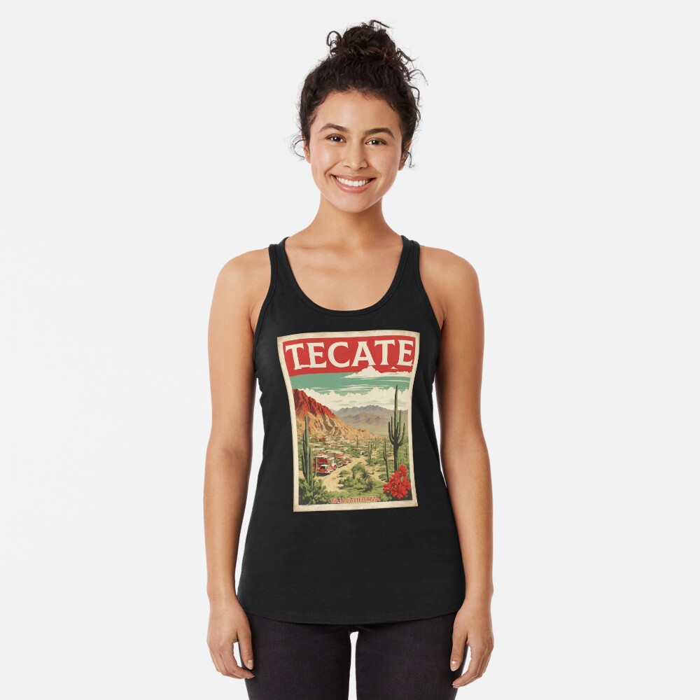 "Tecate Baja California Magic Town Vintage Travel Tourism Poster ...