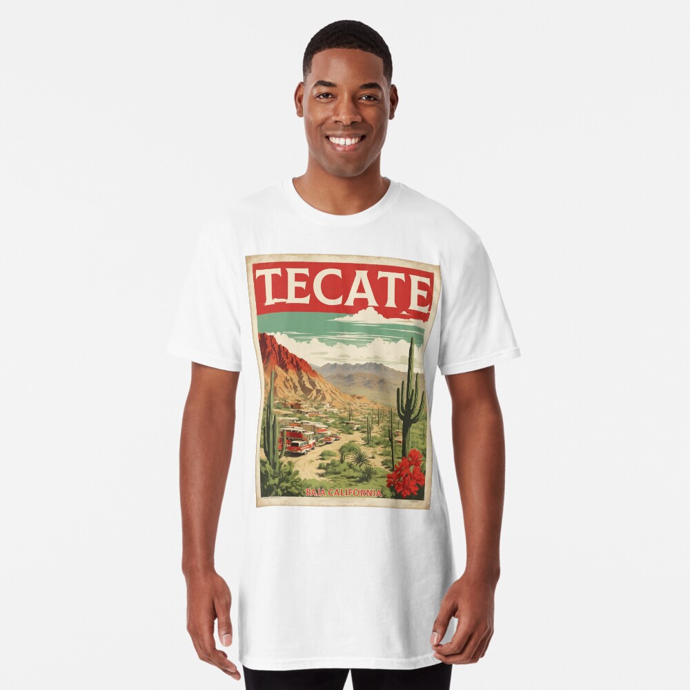 "Tecate Baja California Magic Town Vintage Travel Tourism Poster ...