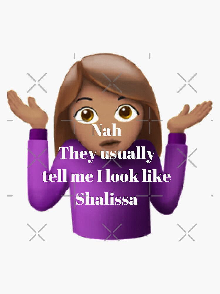 "Shalissa" Sticker for Sale by carolyn-castro | Redbubble