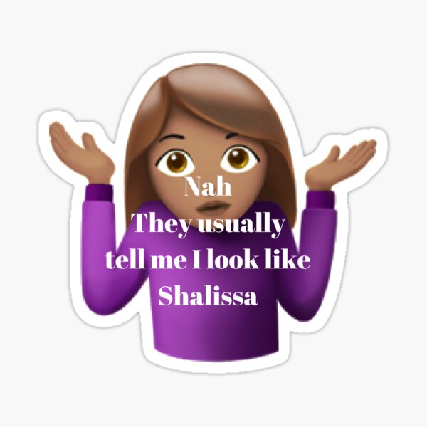 "Shalissa" Sticker for Sale by carolyn-castro | Redbubble
