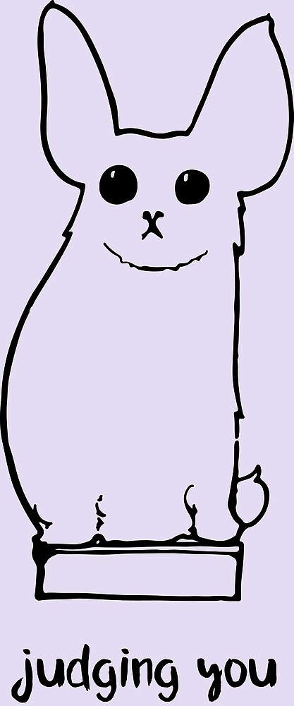 "fennec fox is silently judging you" by fungusworks | Redbubble