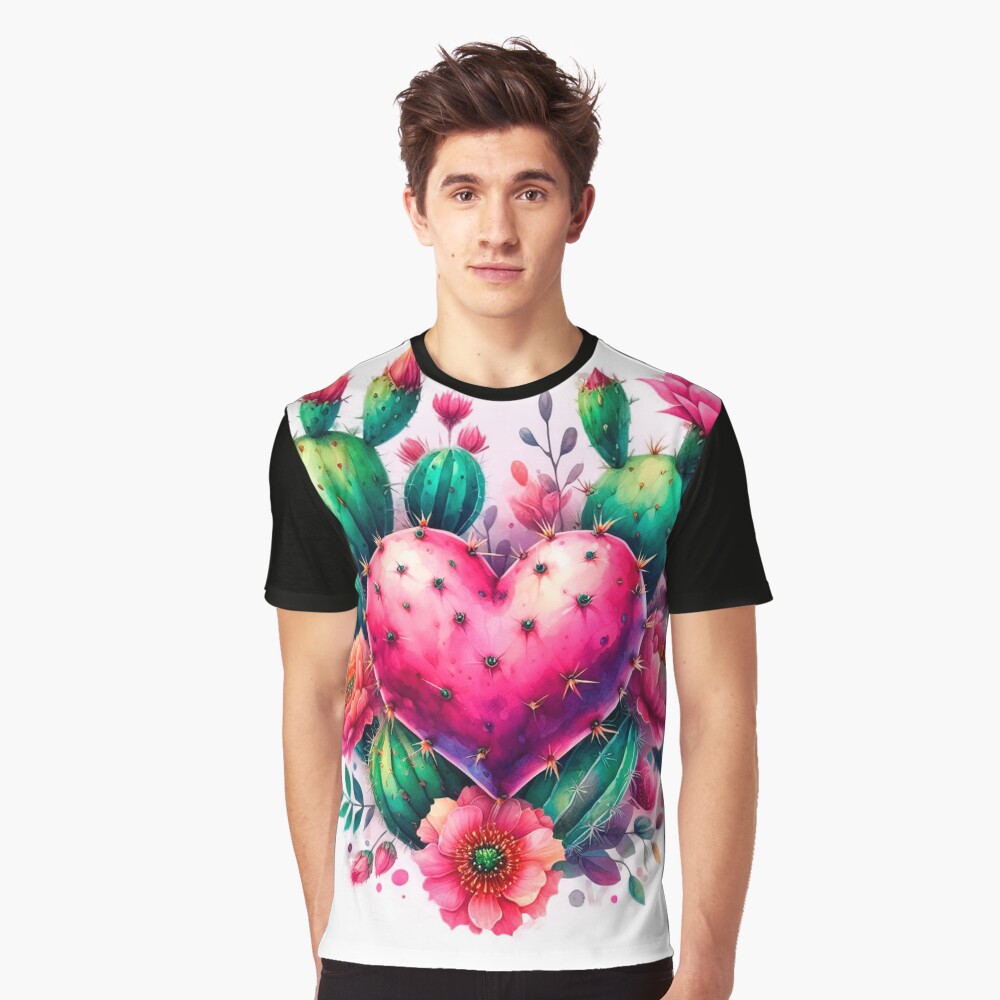 "mexican style nopal heart" Sticker by DGVO | Redbubble