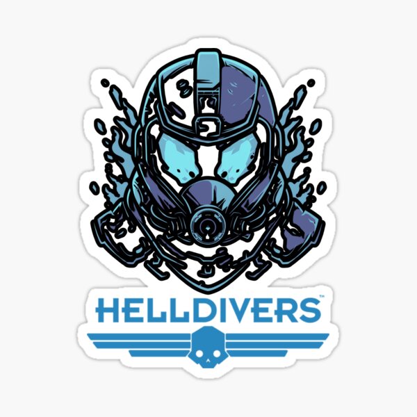 "helldivers game sticker" Sticker for Sale by tolga-cetinkaya | Redbubble